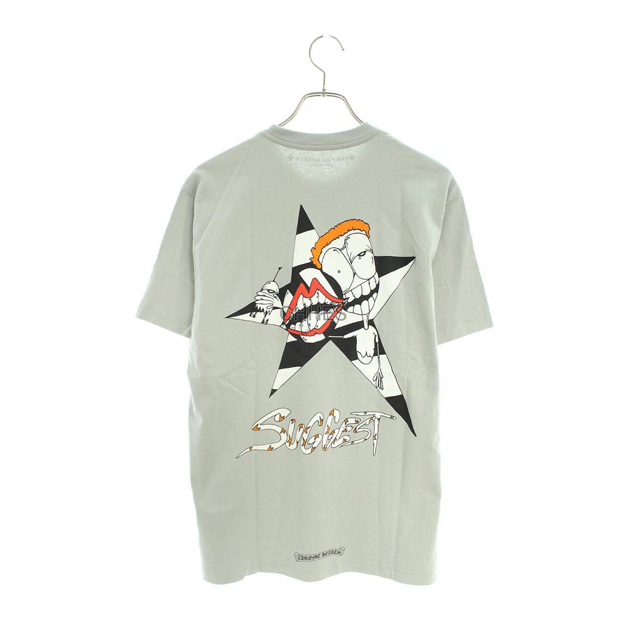 CHROME HEARTS Chrome hearts 克罗心Mattyboy灰色五角星短袖TEE CHROME HEARTS Chrome hearts 克罗心Mattyboy灰色五角星短袖TEE